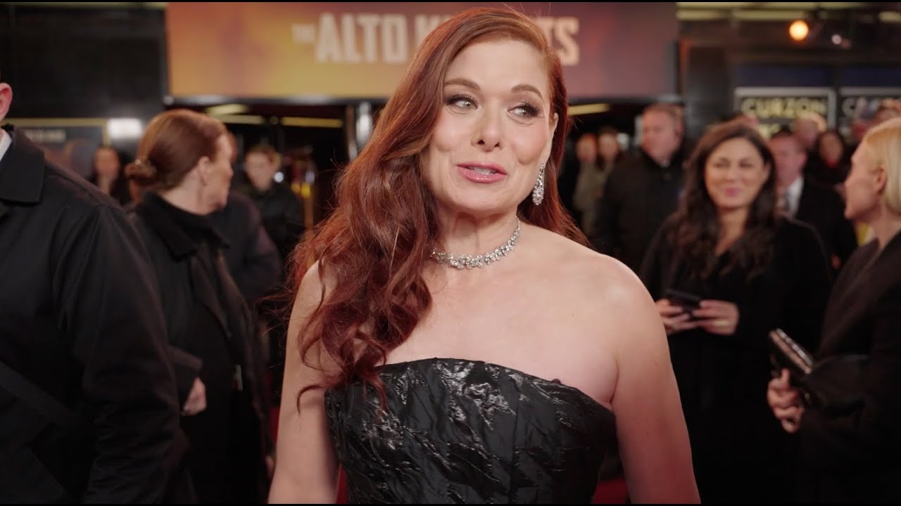 the alto knights debra messing european premiere - YouTube