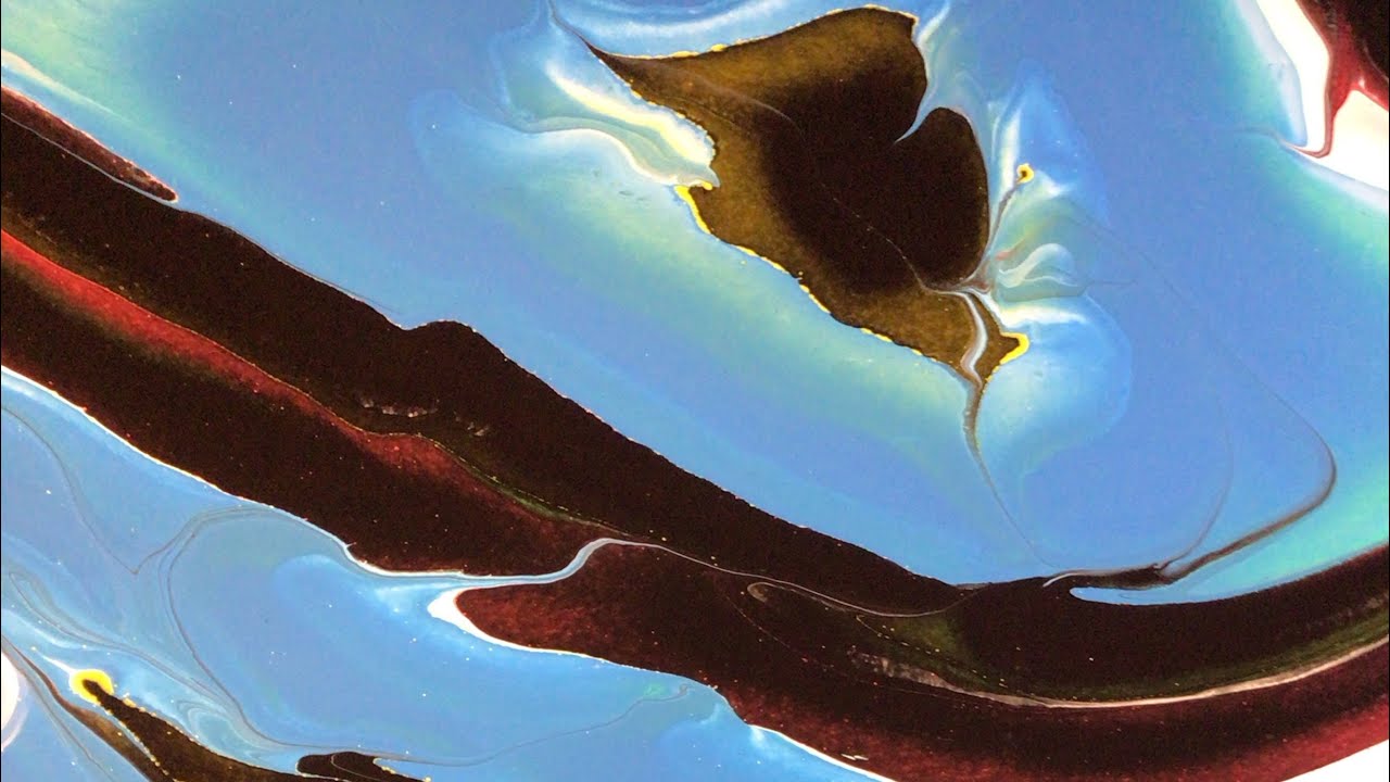 Fluid Art-Beginners This Is For You! Easy Fun Way To Make Beautiful ...