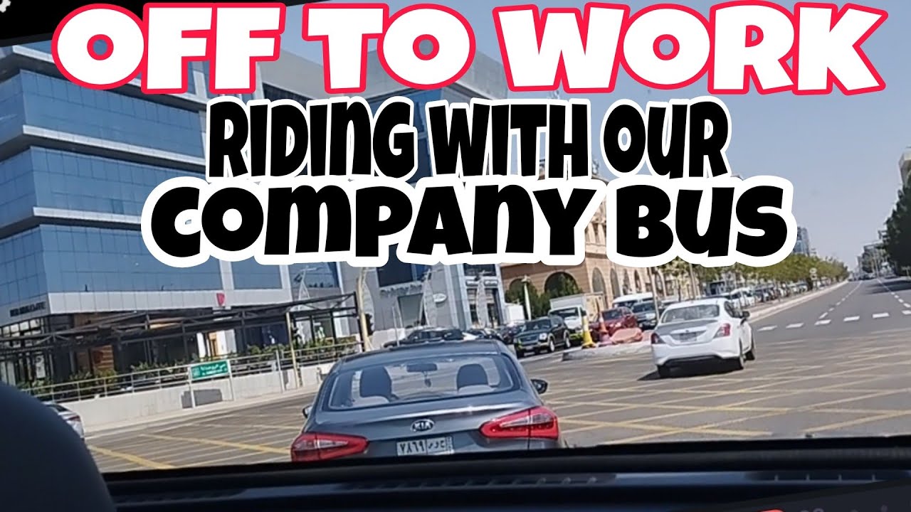 Off to work riding with our bus for the first time - YouTube