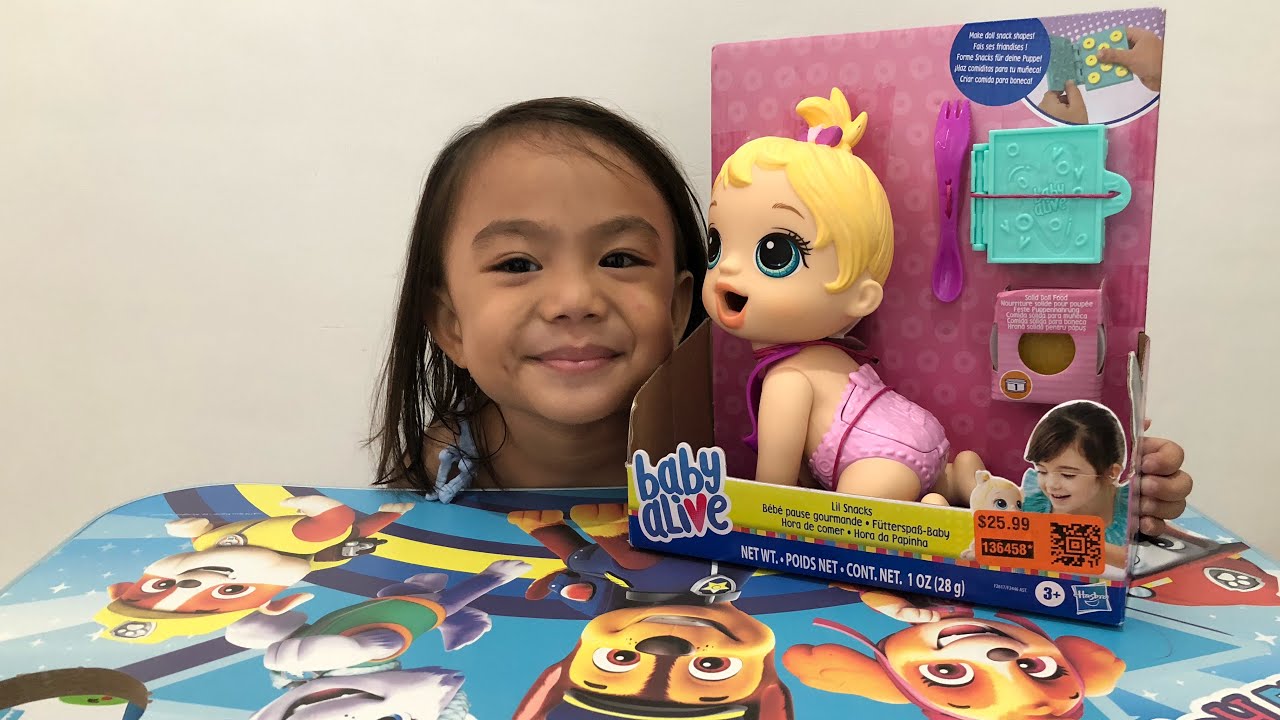 UNBOXING BABY ALIVE (LIL SNACKS) | Jaime Sky’s Vlog - YouTube