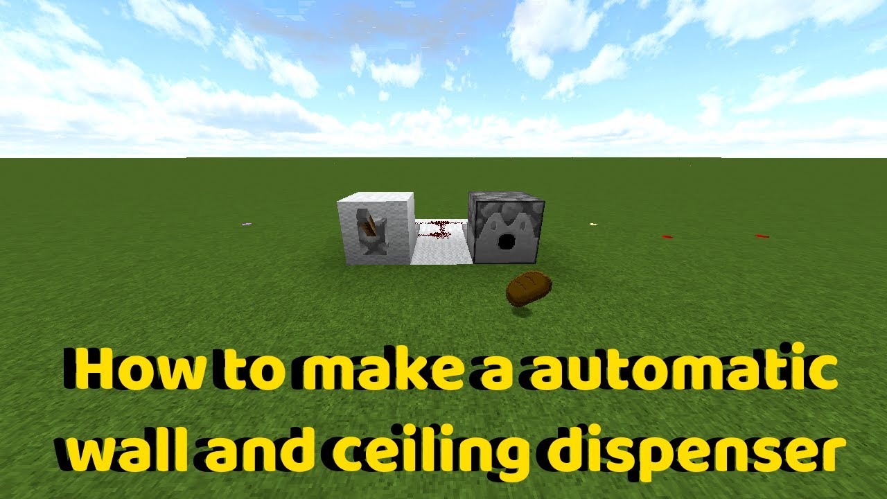 How to make a automatic wall and ceiling dispenser - YouTube