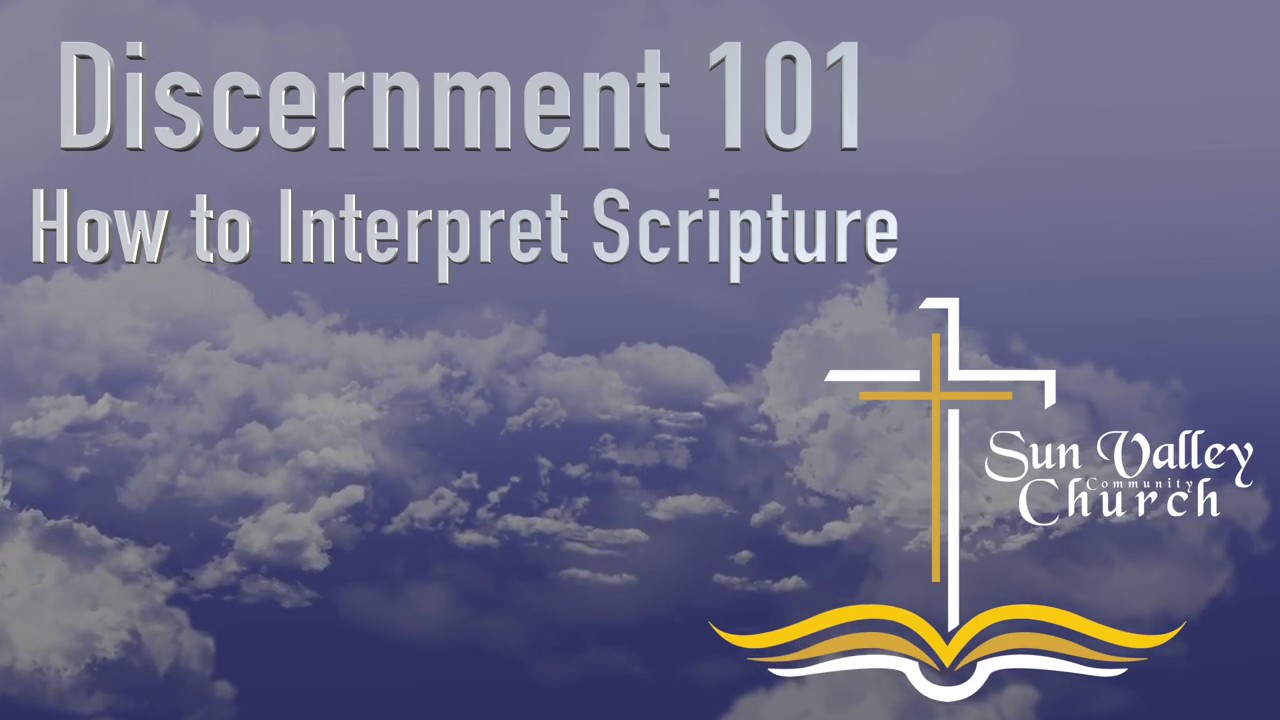 6. How to Interpret Scripture - YouTube