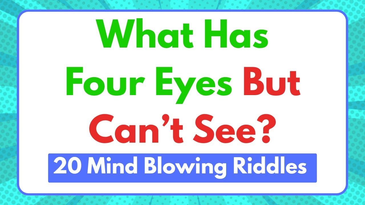 Only GENIUS Can Solve These 20 RIDDLES | Are You Smart Enough? - YouTube