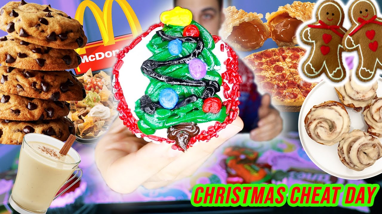CHRISTMAS CHEAT DAY 2020| (16,000 CALORIES CHEAT DAY) - YouTube
