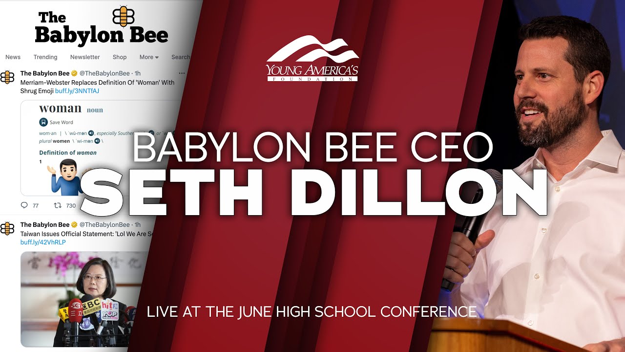 Seth Dillon LIVE at the June High School Conference - YouTube