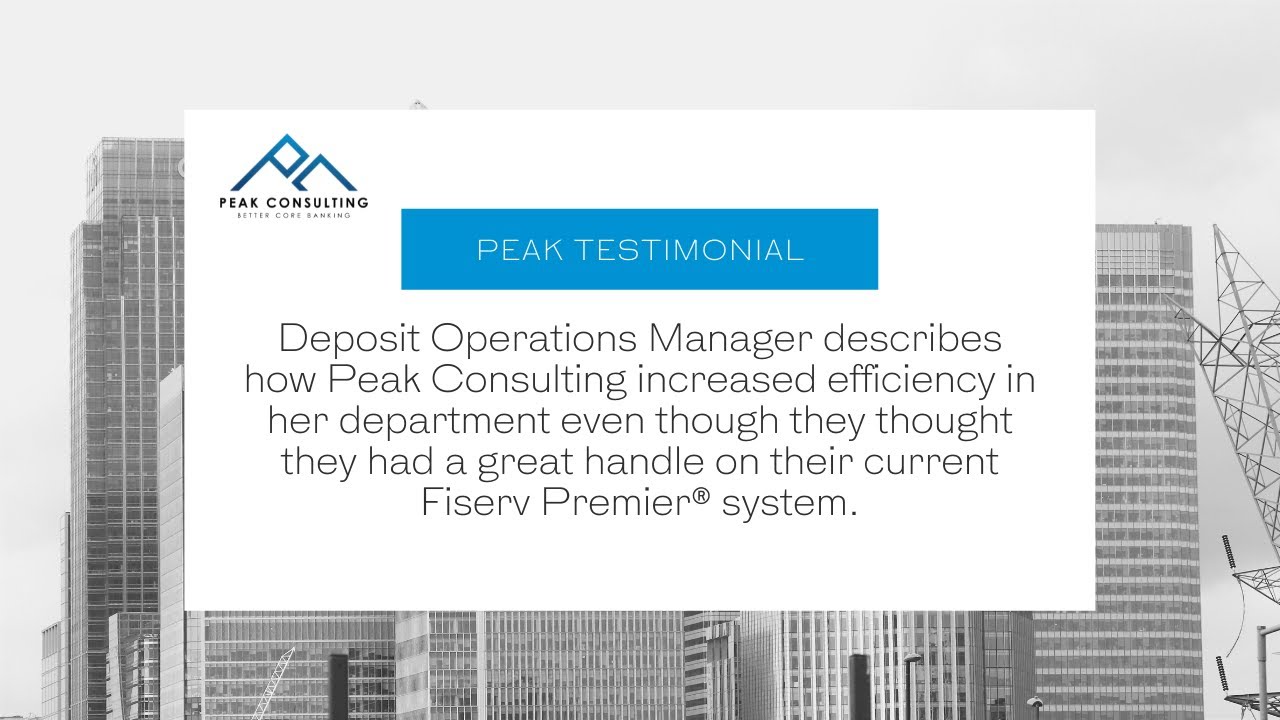 Peak Consulting LLC - Jennifer Testimonial - YouTube