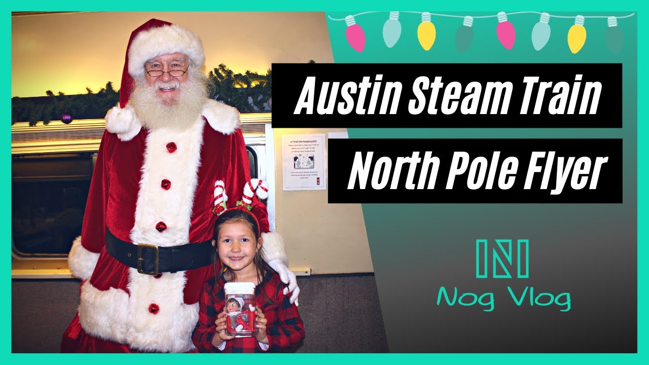 All Aboard the NORTH POLE FLYER Train Ride! - YouTube