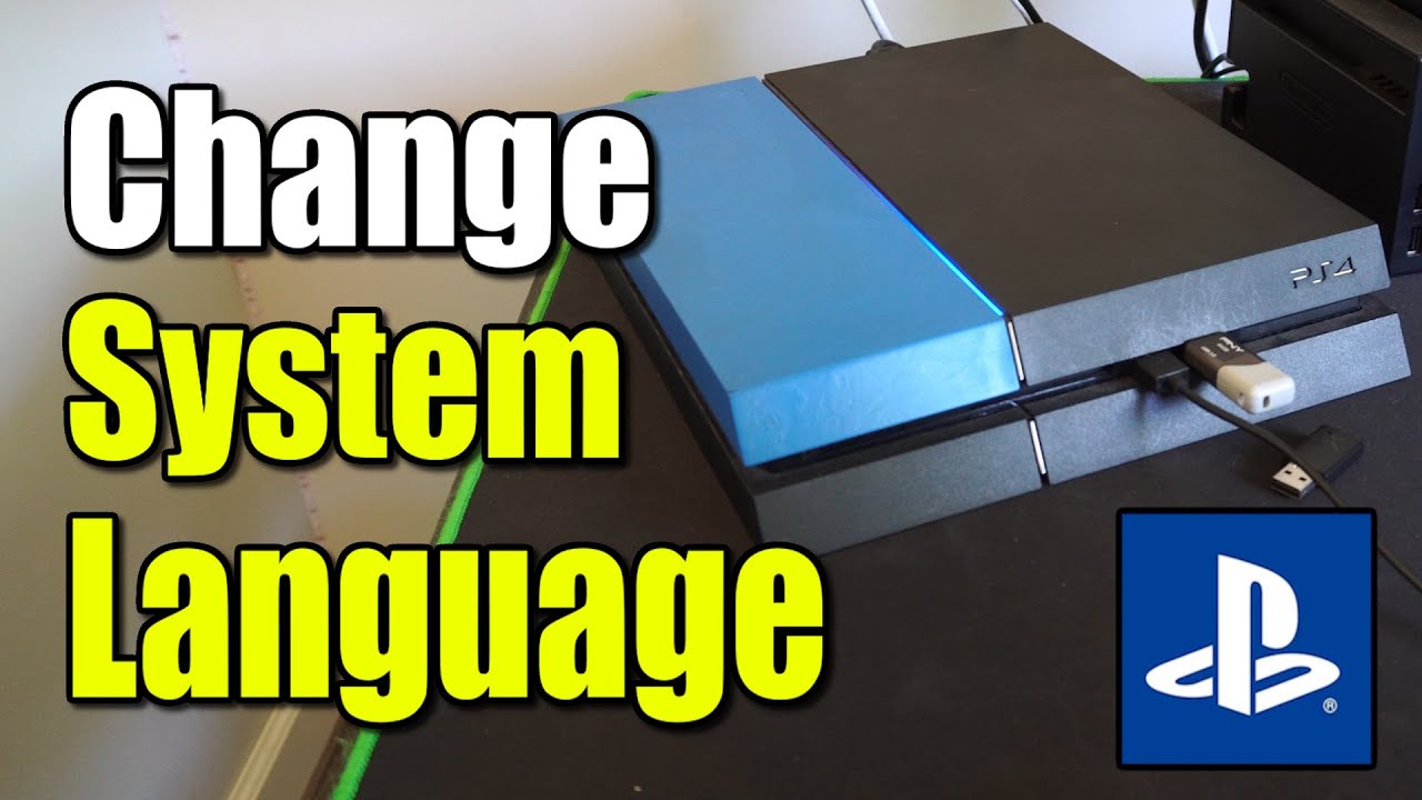 How to Change the Language on PS4 Console Settings (English, Spanish ...
