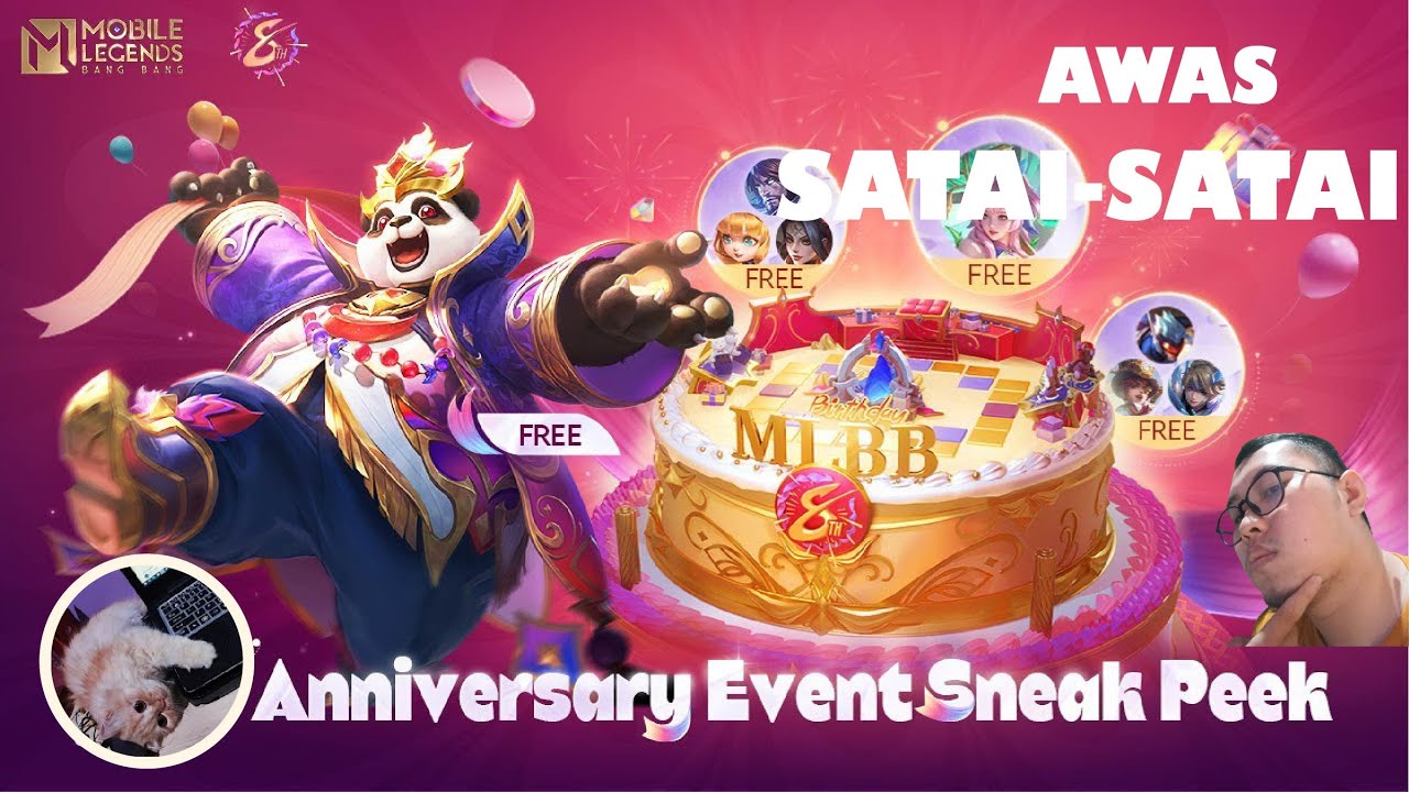 LIVE MLBB GUYS SKUYY MABAR - EVENT ULTAH #mlbbidcreator #8thanniversary ...