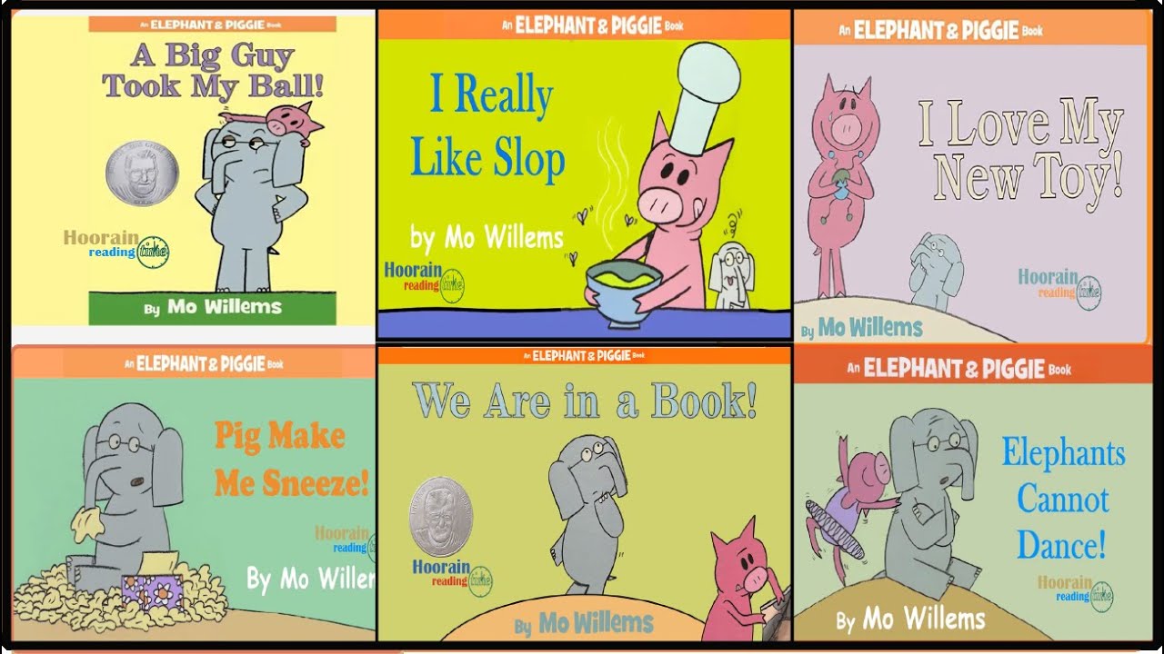 Gerald the Elephant and Piggy || Story Collection MO Willems ||Read ...