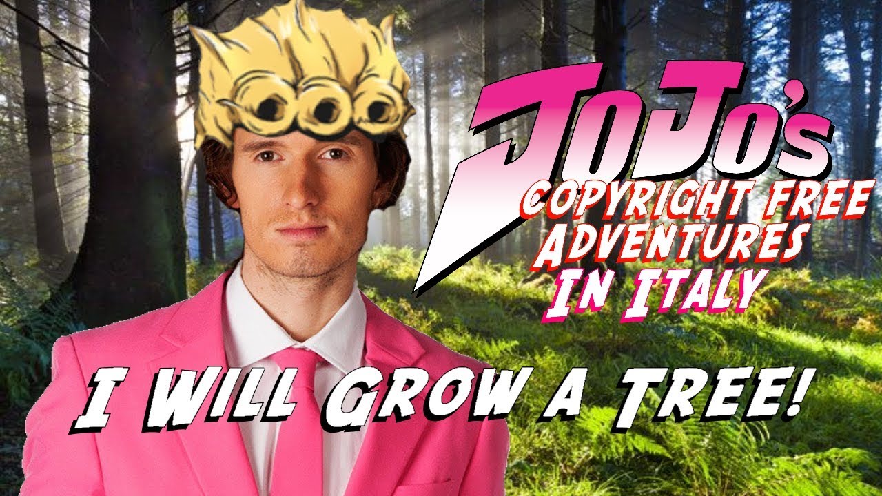 Every time Giorno grew a tree #TeamTrees - YouTube