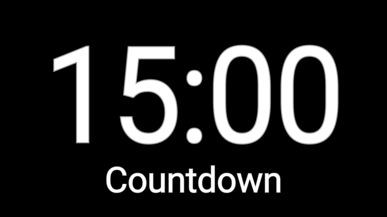 15 Minute Timer with Alarm - YouTube