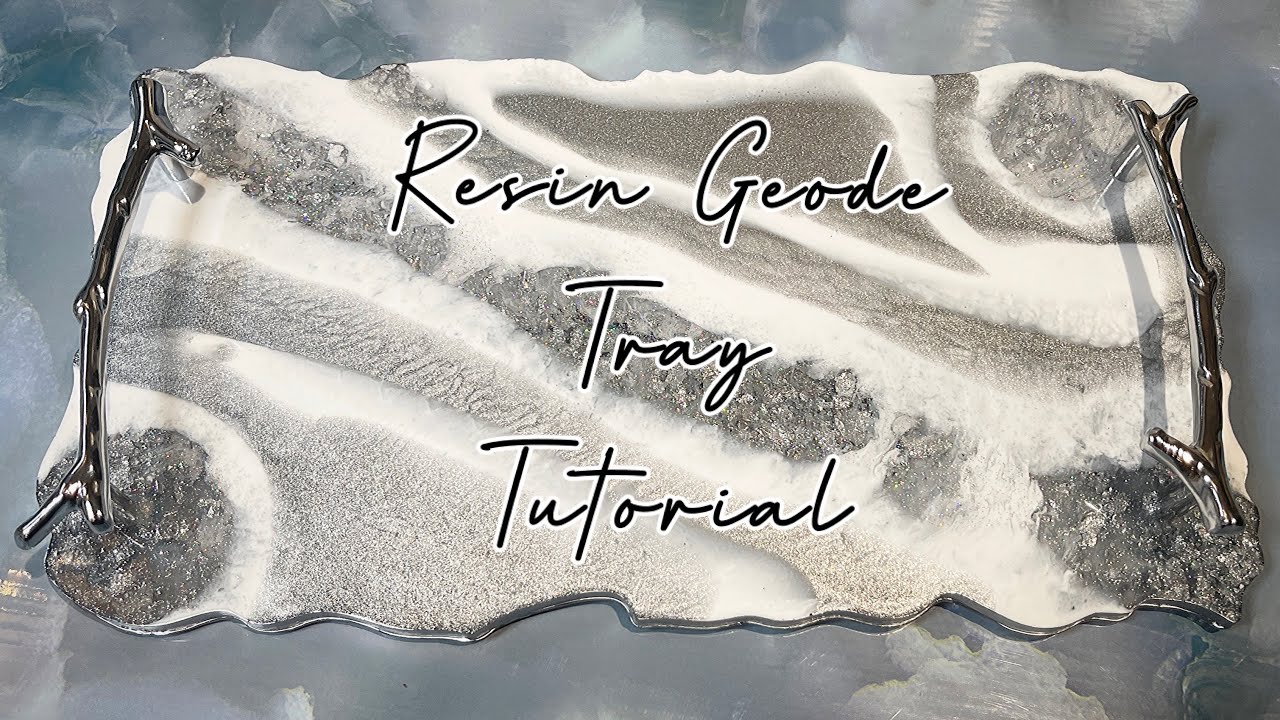 How To Make a Custom Resin Geode Tray Tutorial - YouTube