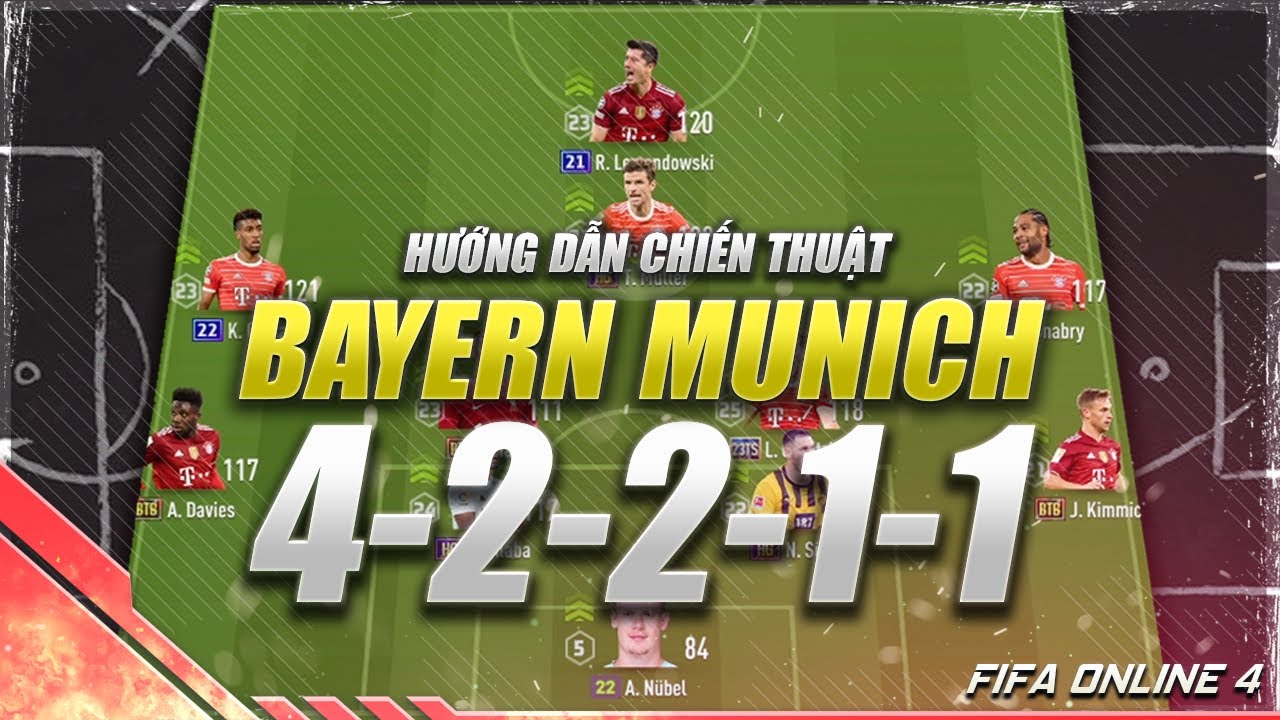 HƯỚNG DẪN CHIẾN THUẬT 4-2-2-1-1 CÙNG TEAM COLOR BAYERN MUNICH VÔ ĐỊCH ...
