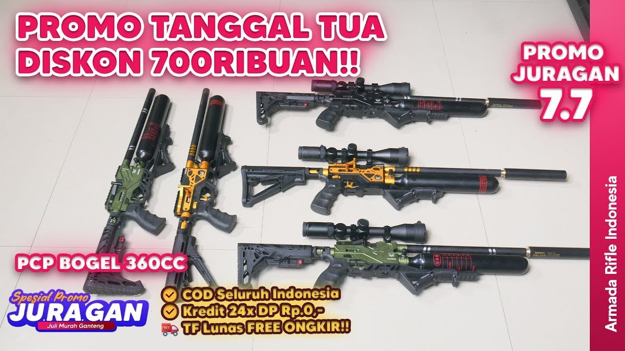 REKOMENDASI PCP MINI 360CC TERBARU!! BOCAP VIXION BOGEL SENAPAN ANGIN ...