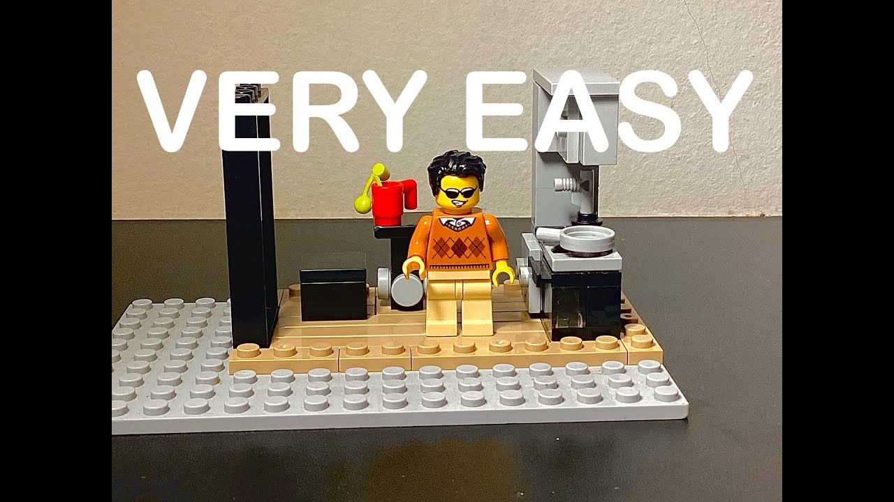 Lego Kitchen + Dining Room MOC - YouTube