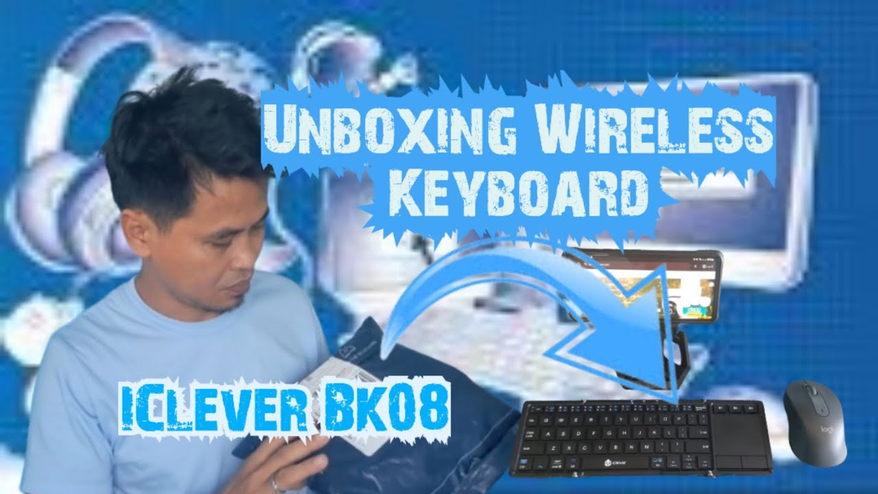 iClever BK08 Folding Keyboard with Sensitive Touchpad (Sync Up to 3 ...
