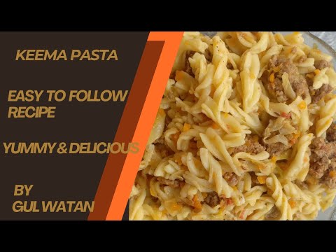 Keema Pasta 🍝/ kids special /Meat & Vegetables Recipe/ yummy and ...