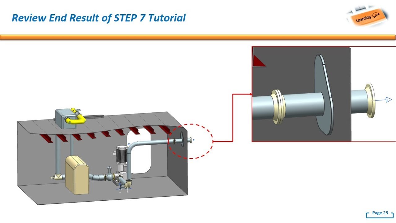 NX Mechanical Routing : STEP 7 - Create Watertight Fitting for Pipe ...