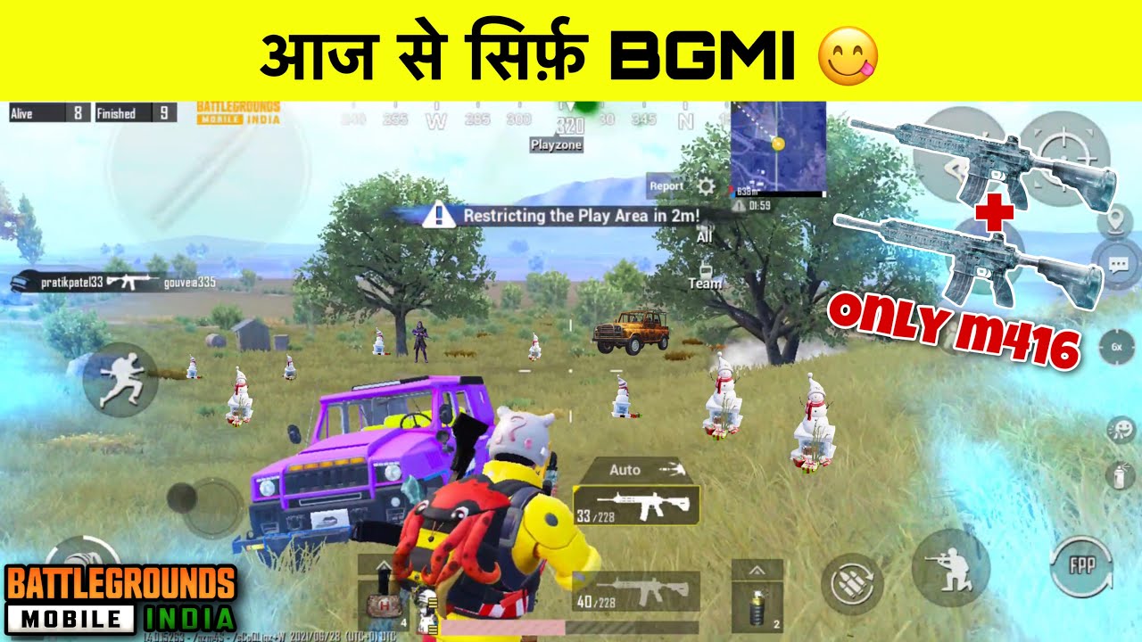 🥶 Only M4 Glacier Challenge In Battlegrounds Mobile India | BGMI Coming ...