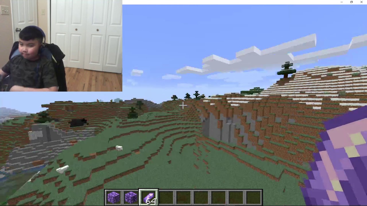 seeing the new caves and cliffs update in snapshot ep1 - YouTube