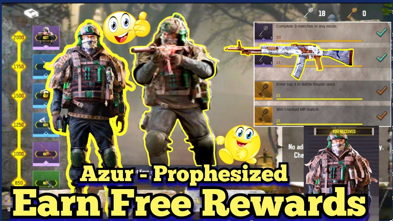 COD Mobile Complete 3 Matches in any Mode| Win 1 Ranked MP Match| Enter ...