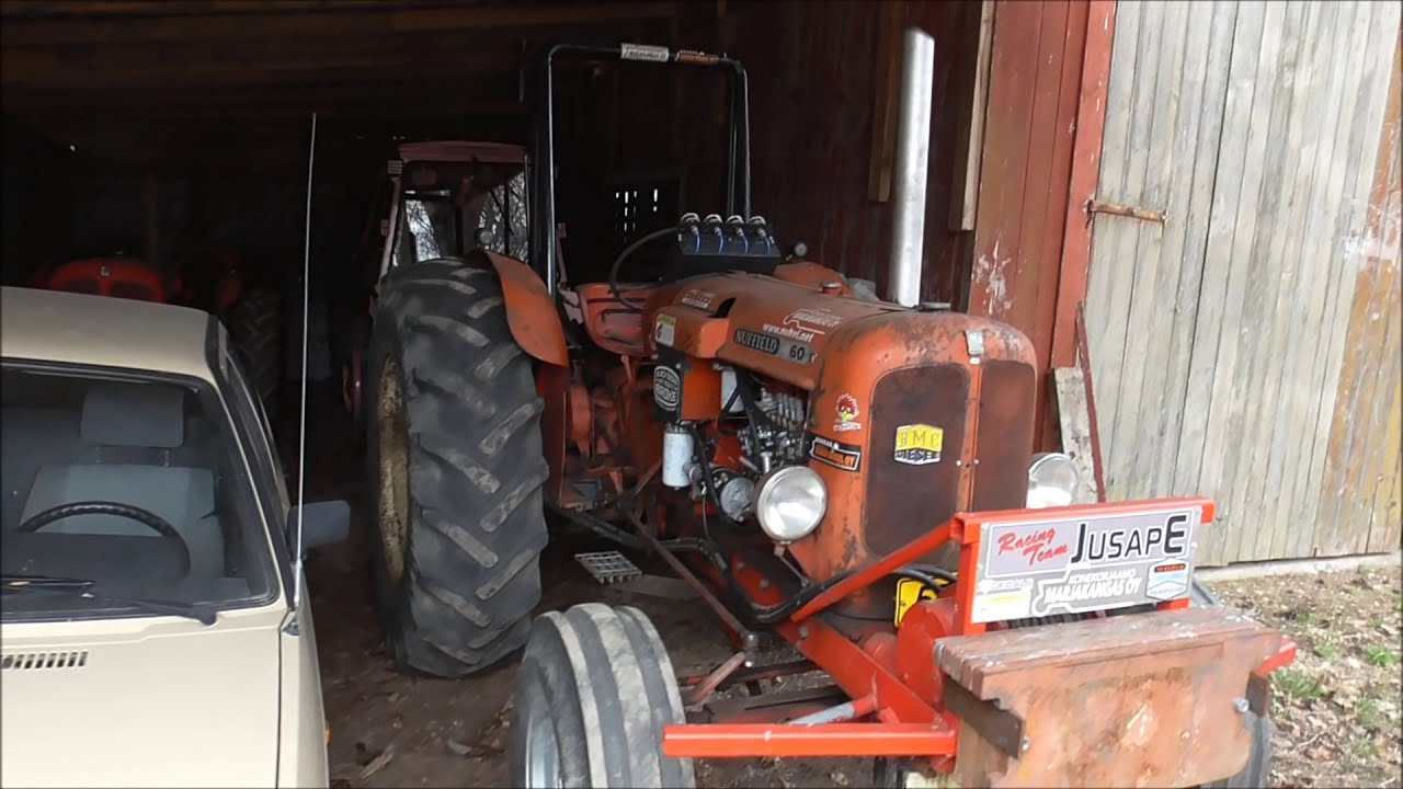 NUFFIELD 460 -64 Turbo EVO IV, ensikäynnistys 2019 - YouTube