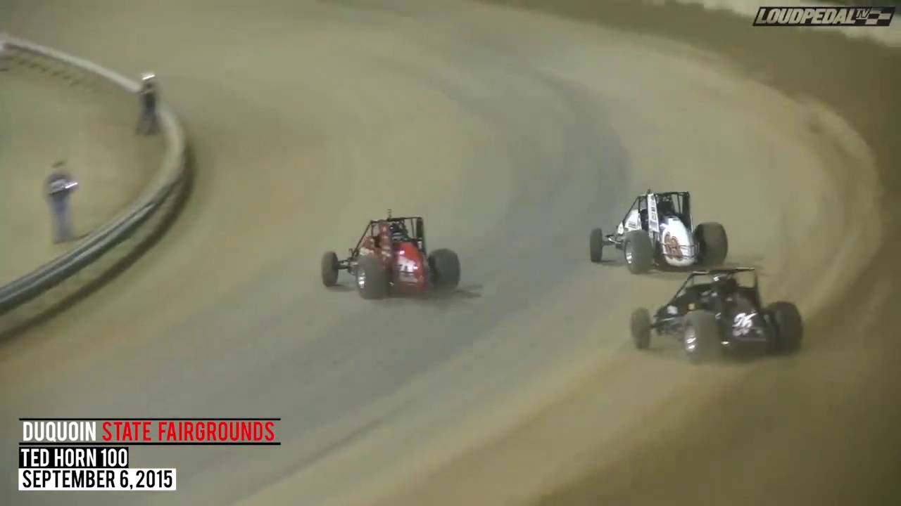 Highlights: 2015 "Ted Horn 100" at Du Quoin - YouTube