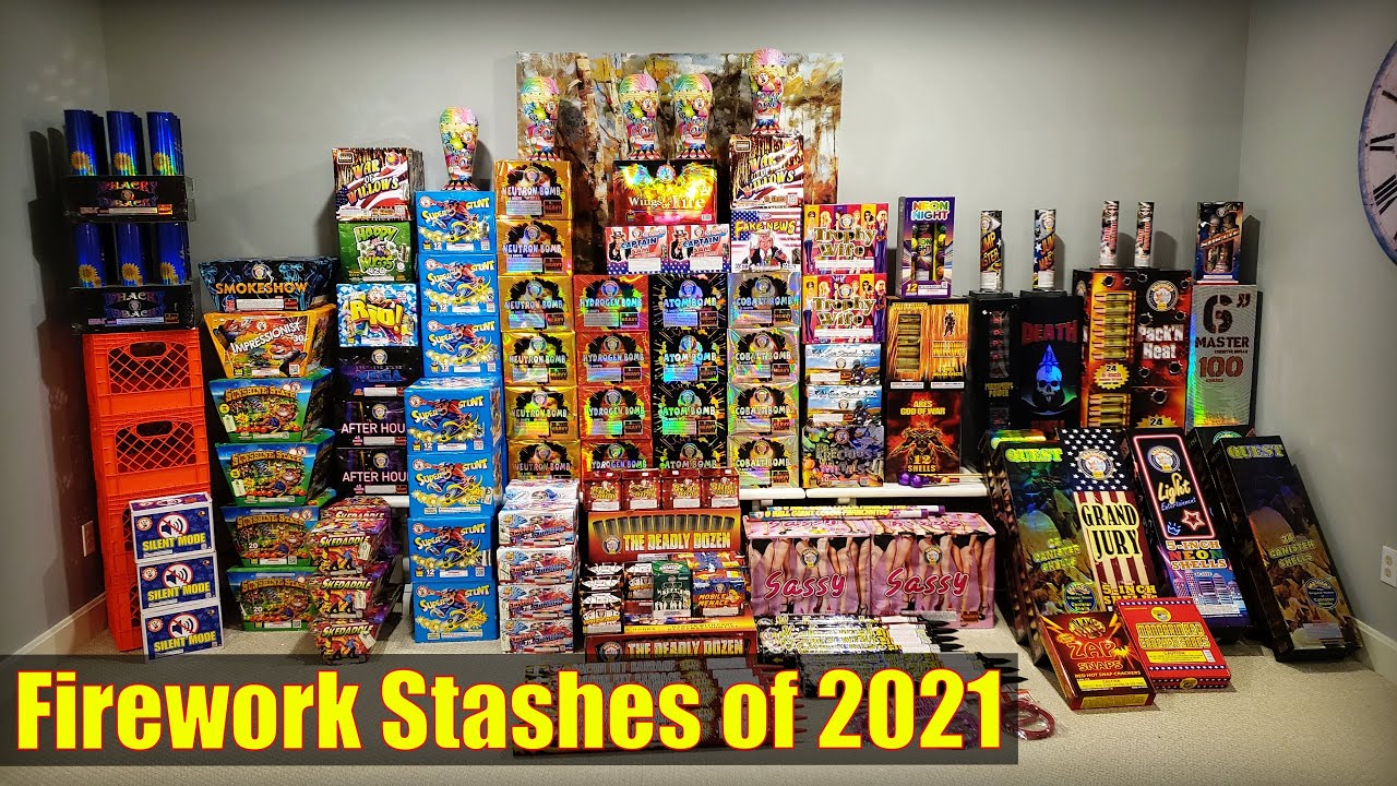 Firework Stashes of 2021! - YouTube