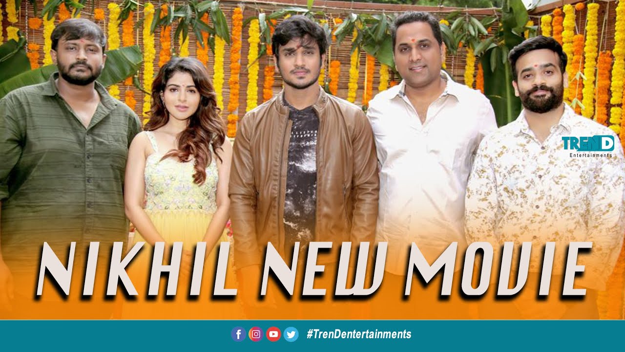 HERO NIKHIL NEW MOVIE OPENING | NIKHIL SIDDARTH| GARRY BH - YouTube