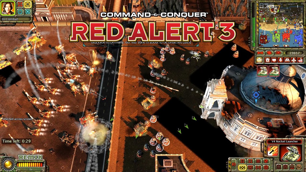 Command & Conquer Red Alert 3 Remix MOD Soviet at Normandy Landing PVE ...