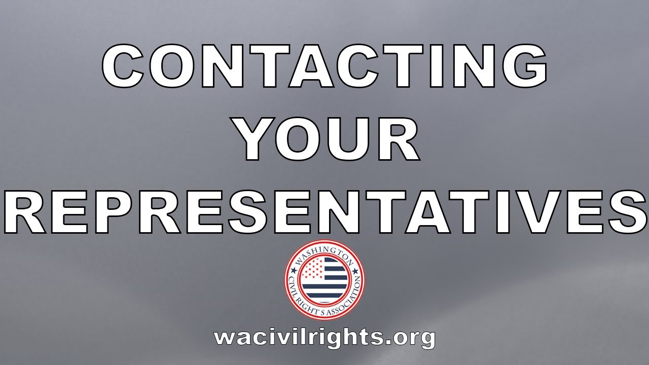 Contacting Your Representatives - YouTube