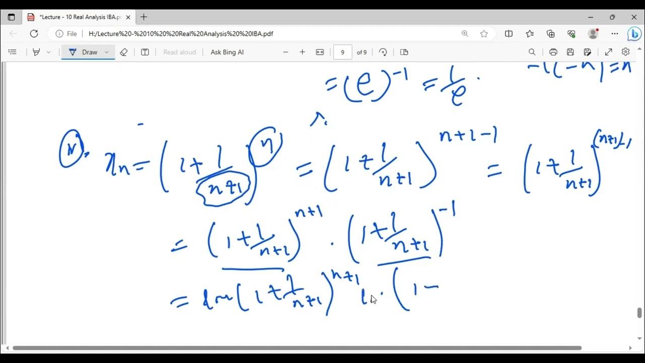 Exercise 10E Euler's Number (e) Explained with Examples - YouTube