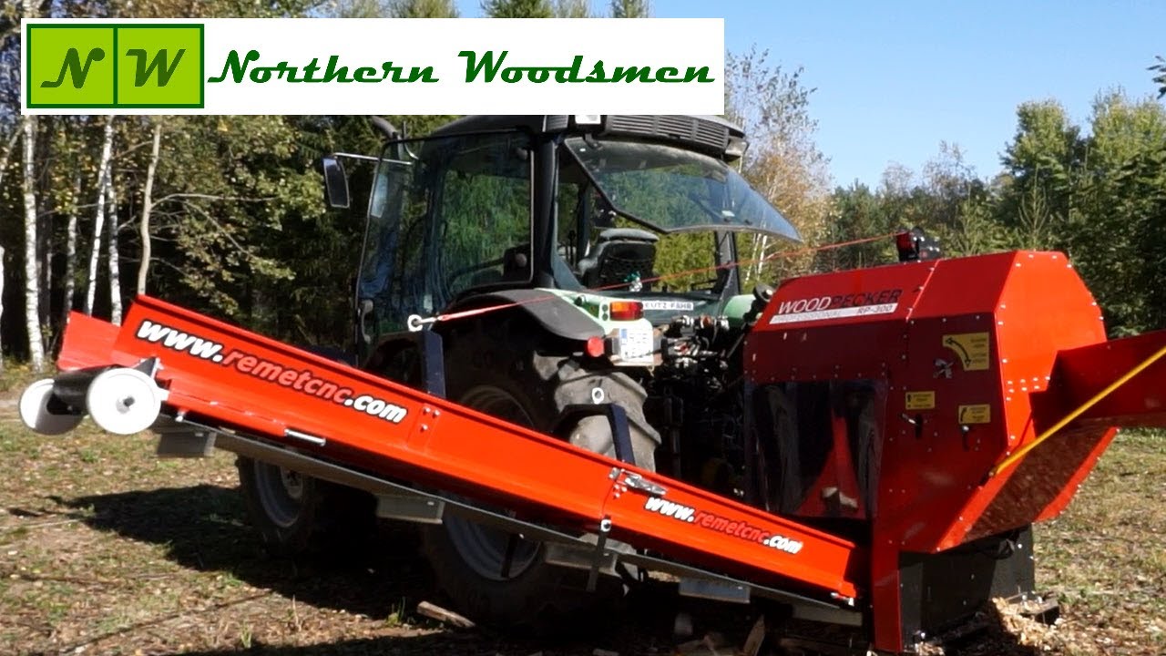 Northern Woodsmen - Remet CNC RP-300 Firewood Processor with 16" wide x ...