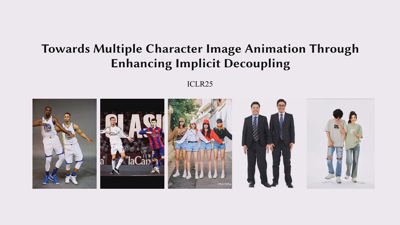 Towards Multiple Character Image Animation Through Enhancing Implicit ...