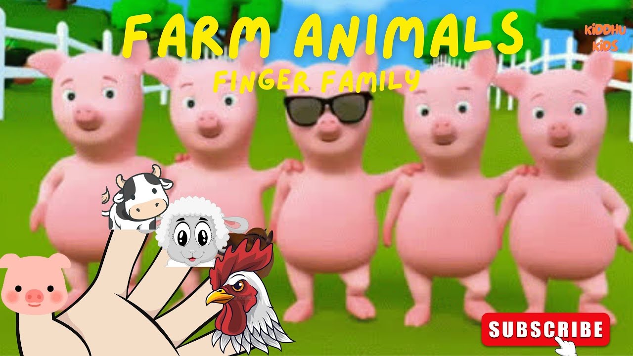 Finger Family Farm Animals - YouTube