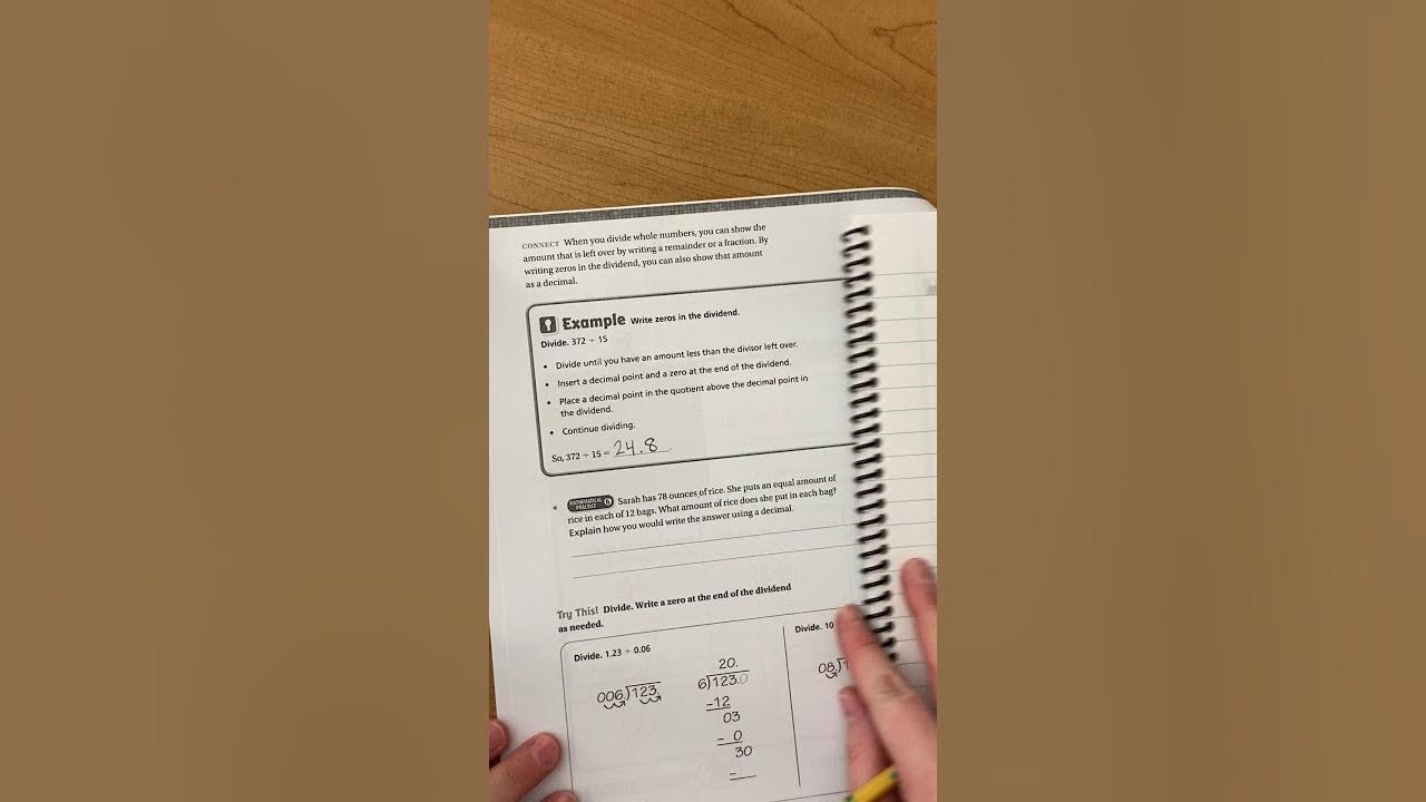 Lesson 5.7 Write Zeros in the Dividend - YouTube