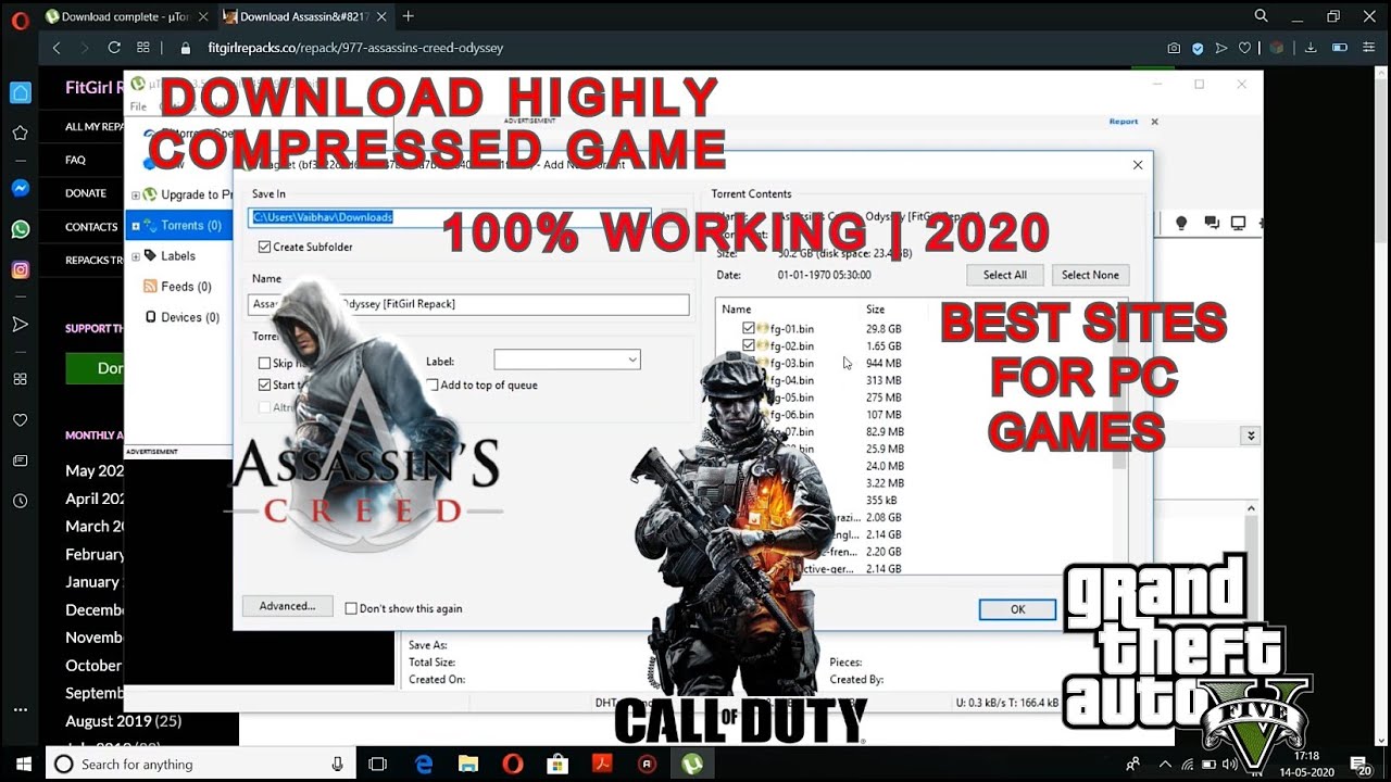DOWNLOAD HIGHLY COMPRESSED GAME 100% WORKING(HINDI) | BEST SITES TO ...