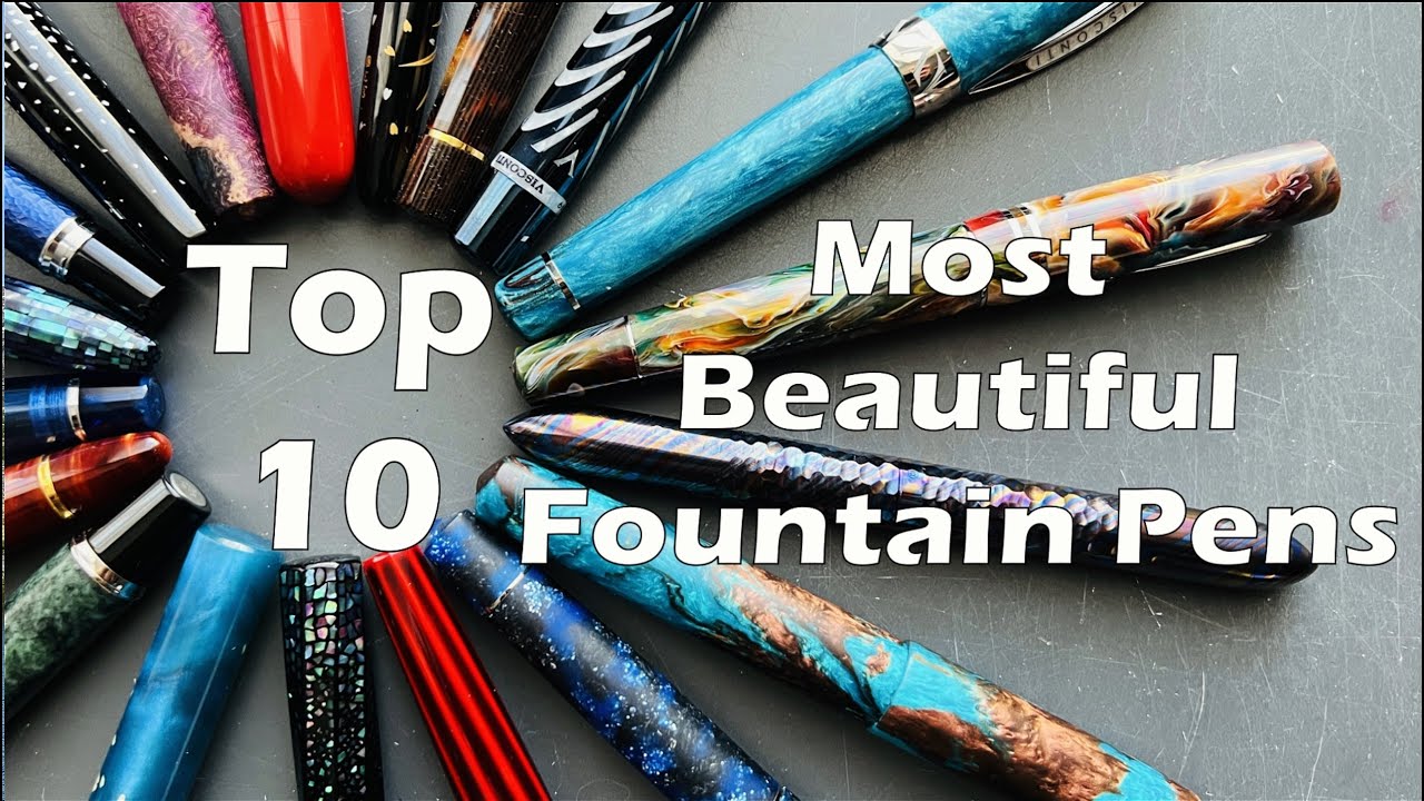 Top 10 Most Beautiful Pens - YouTube