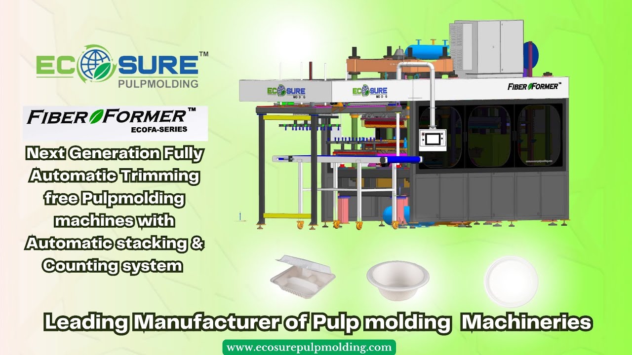 FIBERRFORMER-100% trimming free, fully automatic pulp molding machines ...