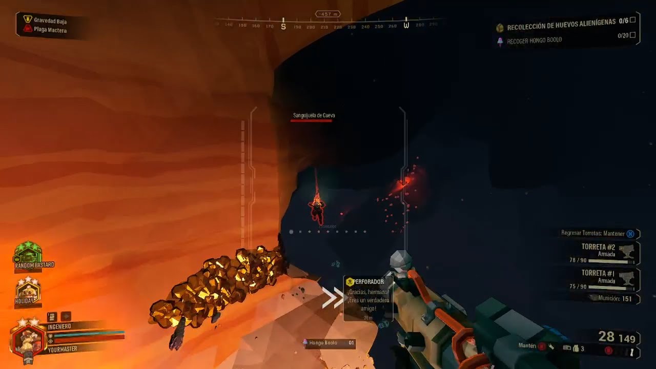 Deep Rock Galactic Gameplay: Thanks! that almost took my beard off ...