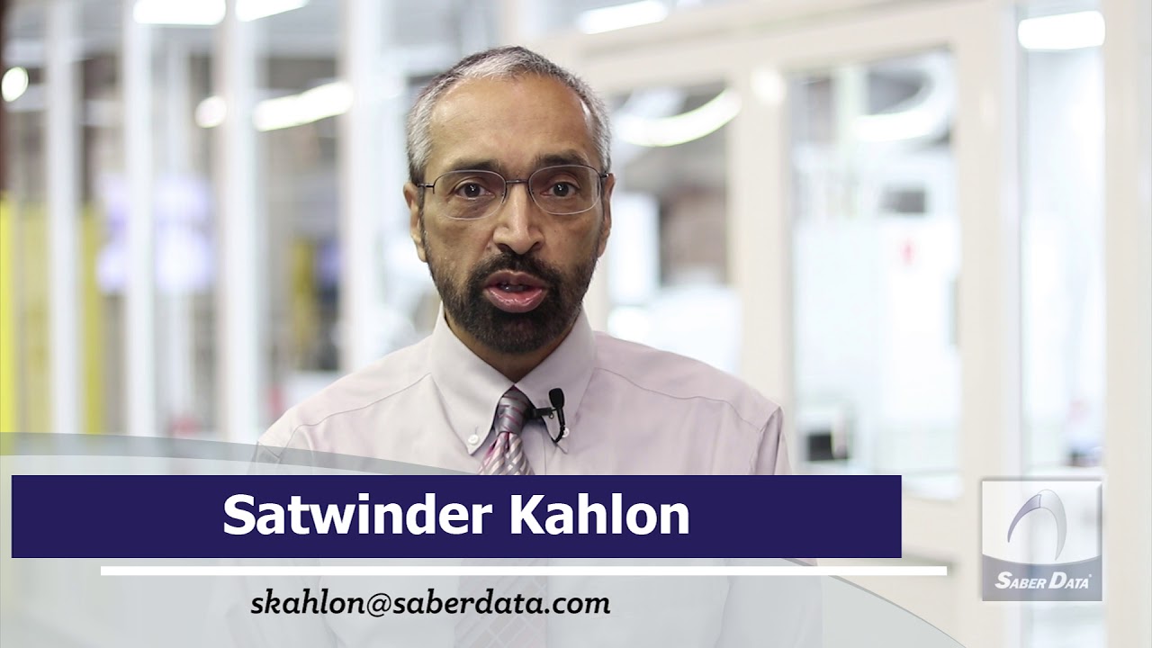 Introducing Satwinder Kahlon at Saber Data - YouTube