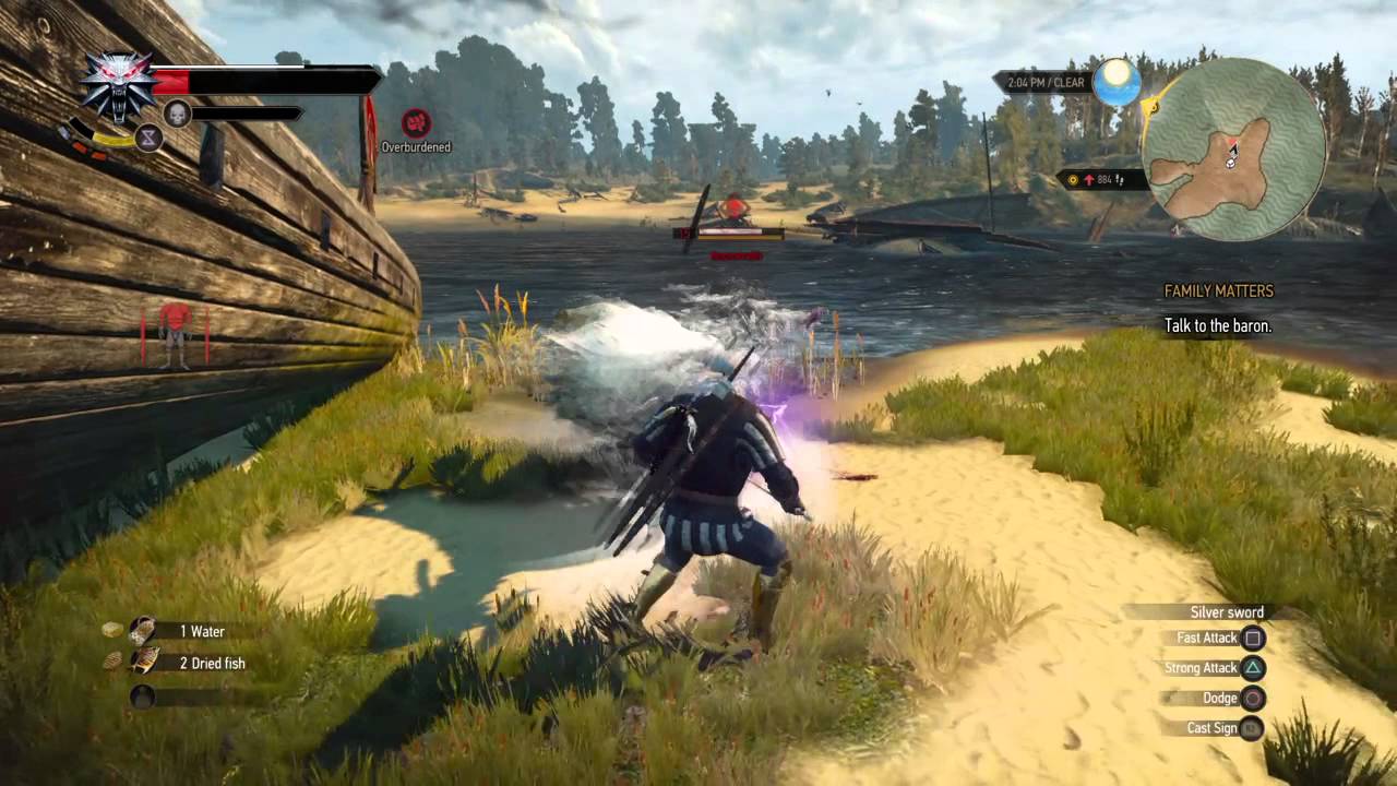 The Witcher 3: Wild Hunt Yrden Sign is op - YouTube