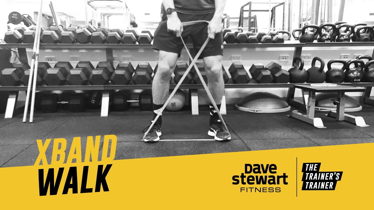 X Band Walks - Hip stability work goes a long way - YouTube