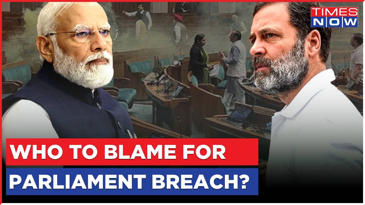 Parliament Security Breach Probe: Rahul Gandhi Lashes Out At Modi Govt ...