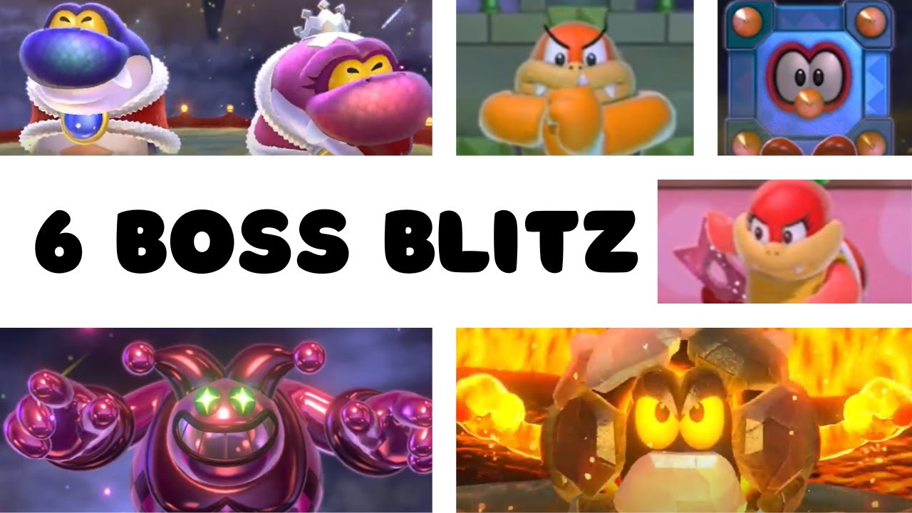 Super Mario 3D World - 6 Boss Blitz - YouTube