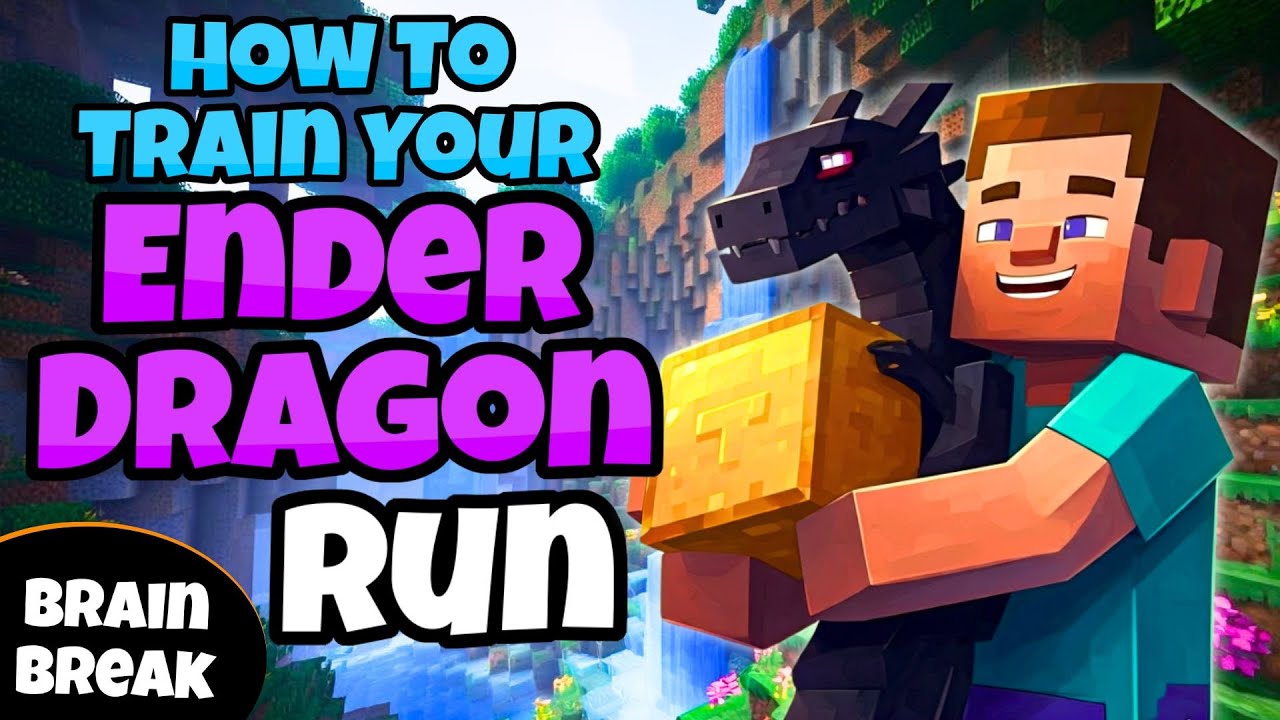 🟪 Minecraft: How To Train Your Ender Dragon 🟪 | Fitness Run | Brain ...