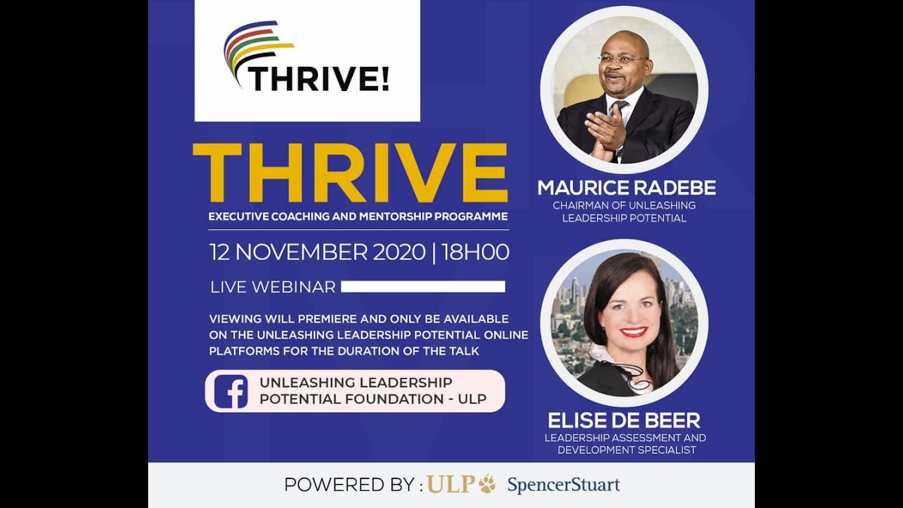 THRIVE - Executive Coaching and Leadership Programme - YouTube