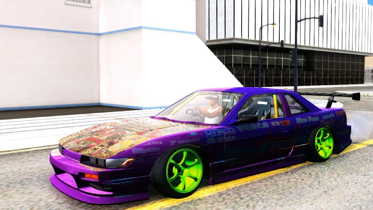 GTA San Andreas - Nissan Silvia S13 Team Burst EnRoMovies _REVIEW - YouTube