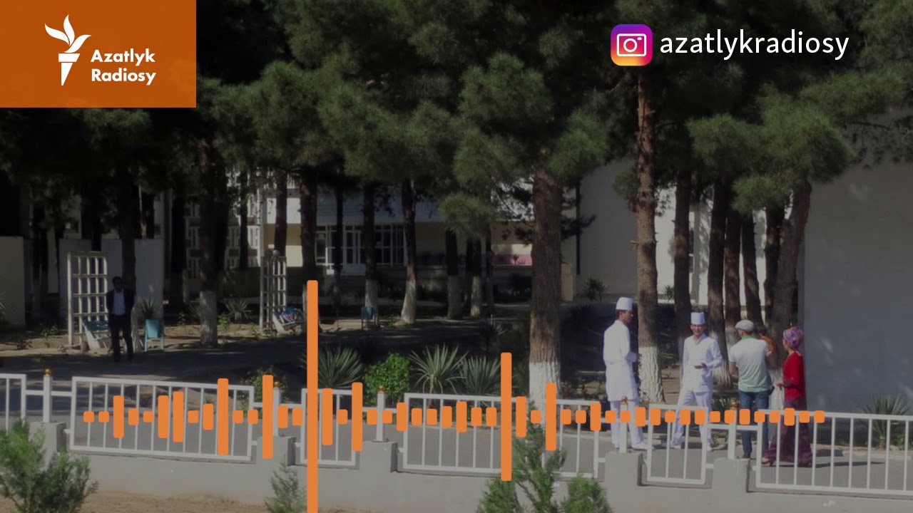 Türkmenabatda hassahananyň daşy gabaldy - YouTube